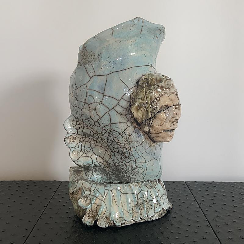 Bella Hunt & DDC - NAPOLI Raku sculpture