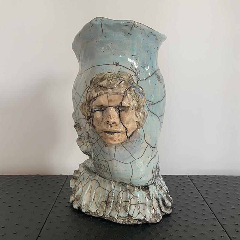 Bella Hunt & DDC - NAPOLI Raku sculpture