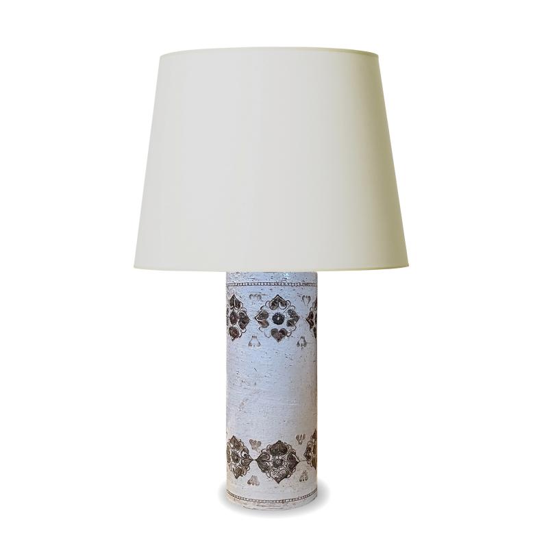 Bergboms - Pair of "Birch Bark" Textured Lamps by Bergboms