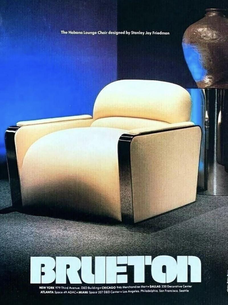 Brueton - Brueton Habana Lounge Chair by Stanley Friedman, 1980