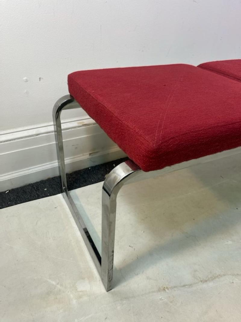 Design Institute America / DIA - MODERNIST CHROME BENCH DESIGNED BY ...