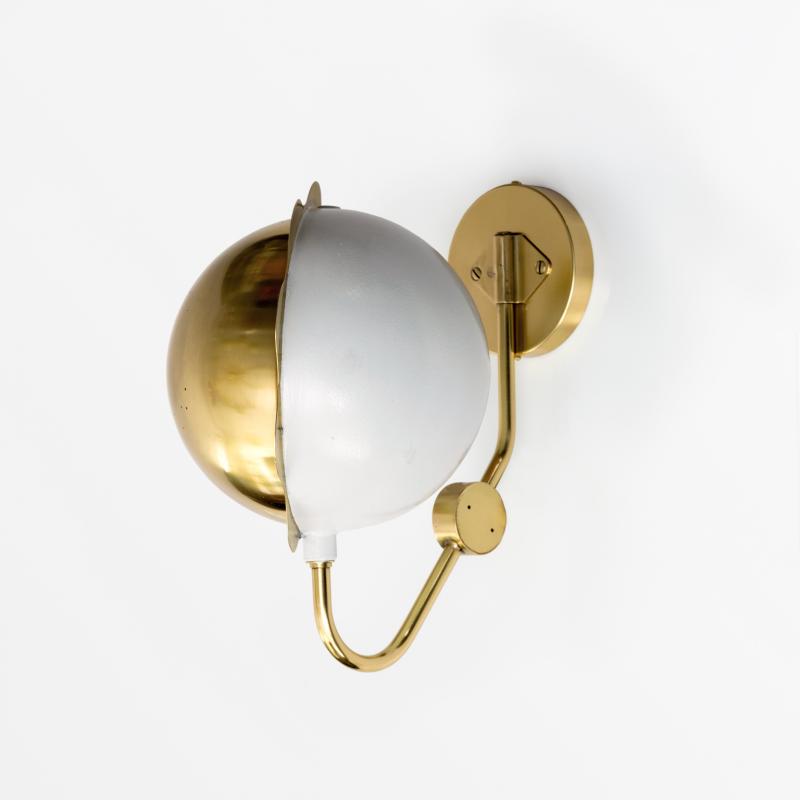 E.H. AB - SCANDINAVIAN MODERN “ECLIPSE” SCONCES IN BRASS, FROM EH AB ...
