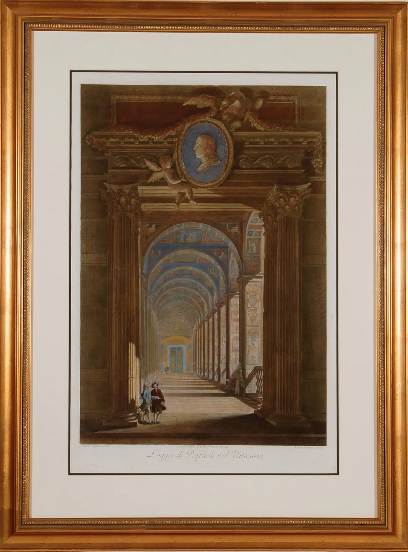 Giovanni Volpato - Loggie di Rafaele nel Vaticano: 18th Century Hand ...