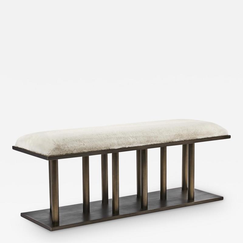 Interlude Home - Celeste Bench - Ivory