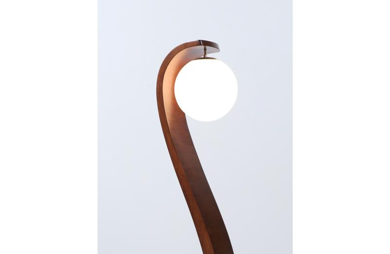 Jack Haywood - Vintage Jack Haywood Sculpted "Serpentine" Floor Lamp by ...