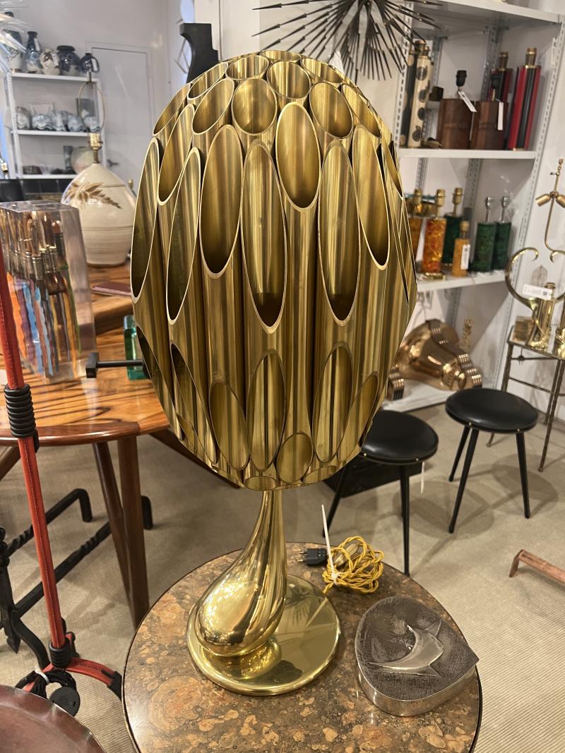 Maison Charles et Fils - Rare "Morille" Lamp by Maison Charles