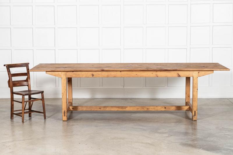Monumental English Farmhouse Table