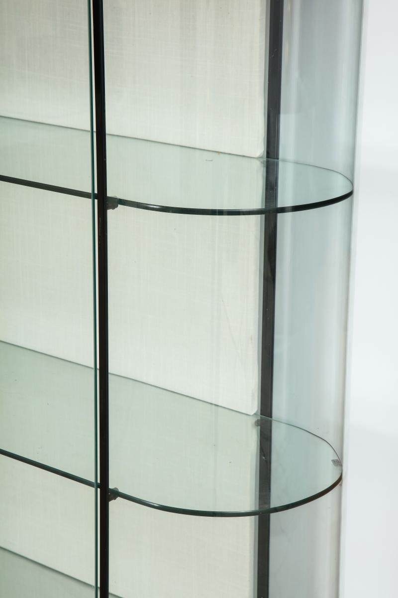 Pace Collection - Pace Display Cabinet with Contoured Glass and ...