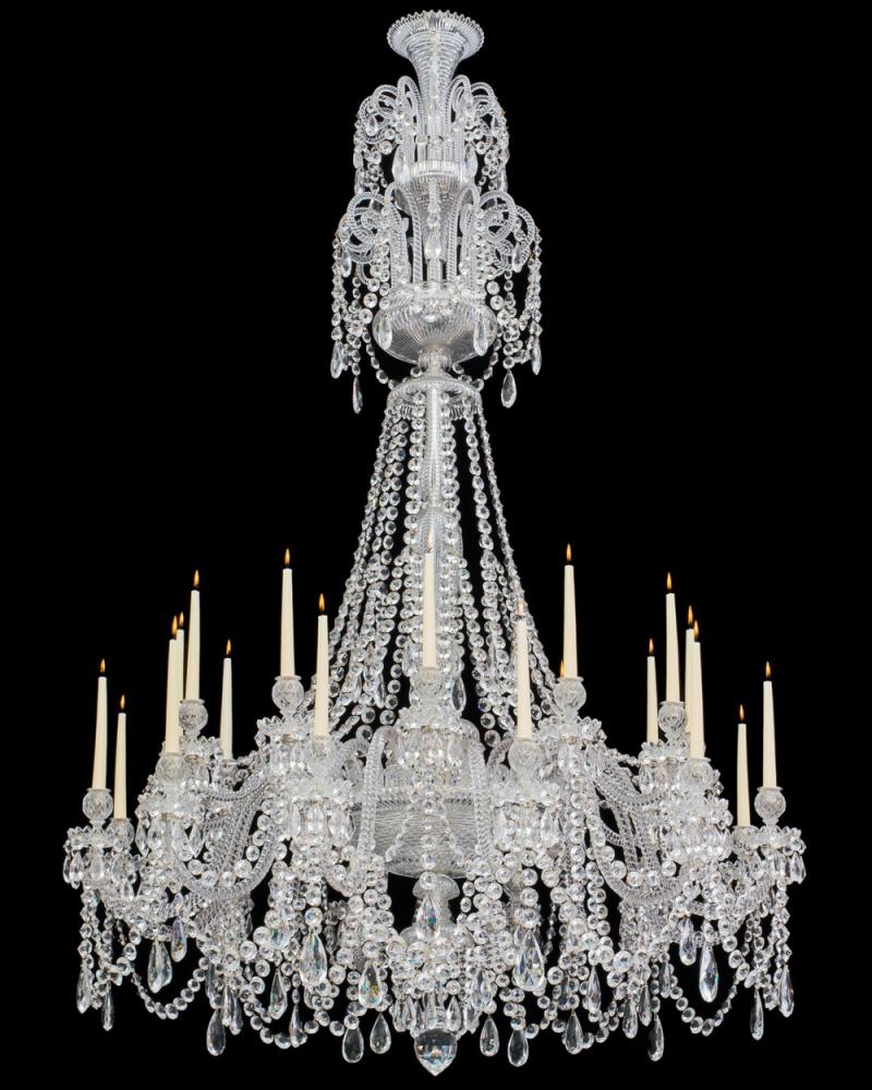 Perry & Co. - A LARGE TWENTY FORTY FOUR LIGHT CRYSTAL CHANDELIER