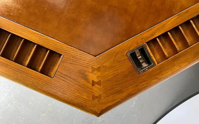 Romweber - Oak Poker Game Table by Romweber