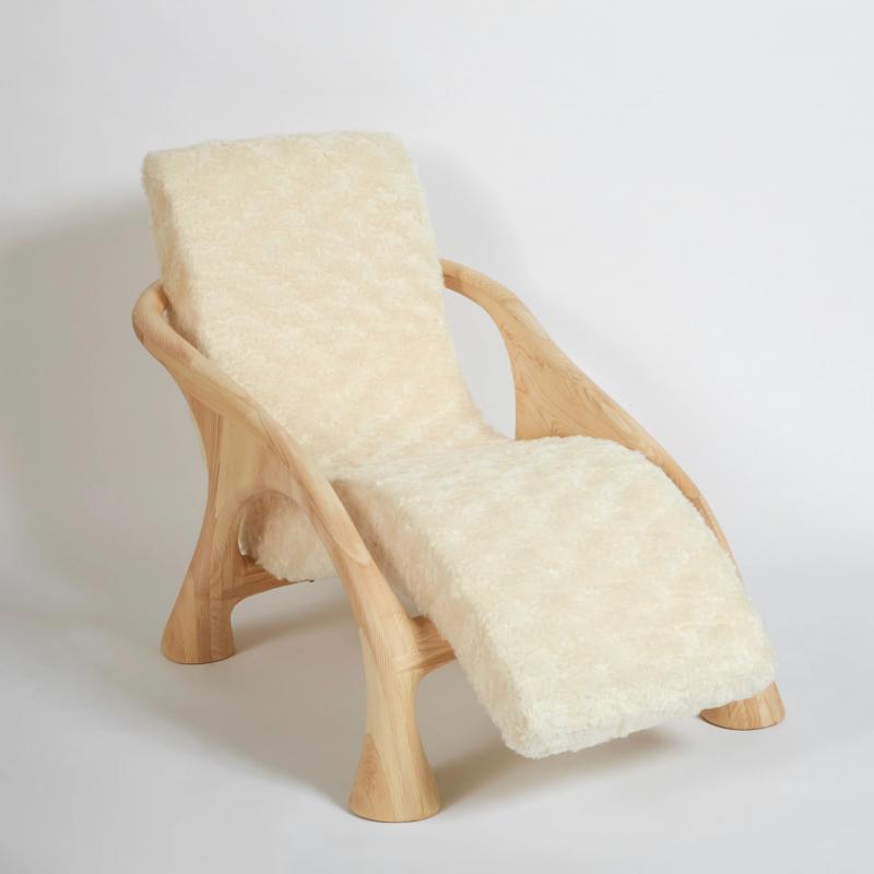 Saccomanno-Dayot - YAKA ASH LOUNGE CHAIR