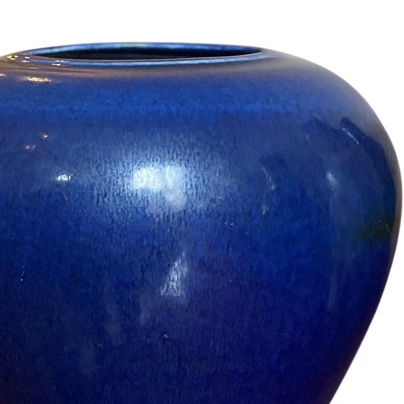 Saxbo - Vase in Saturated Blue Glaze by Saxbo