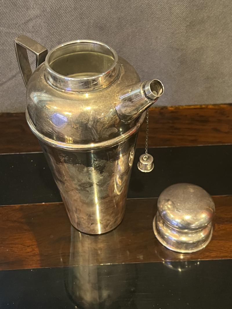 Tiffany & Co. - ART DECO SILVERPLATE COCKTAIL PITCHER BY TIFFANY