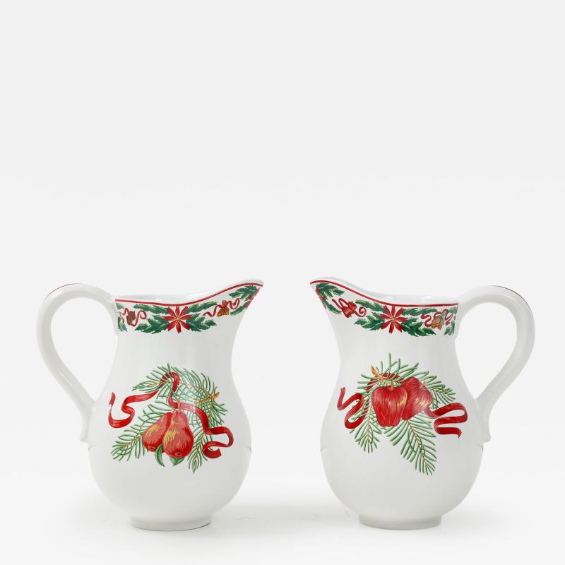 Tiffany & Co. - Tiffany & Co. Holiday Water Pitchers, pair