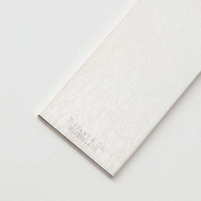 Tiffany & Co. - TIFFANY & CO SILVER PLATED METRIC RULER