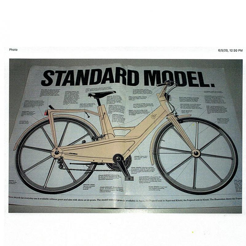 Volvo - Rare ITERA Plastic Bicycle 1981 for VOLVO