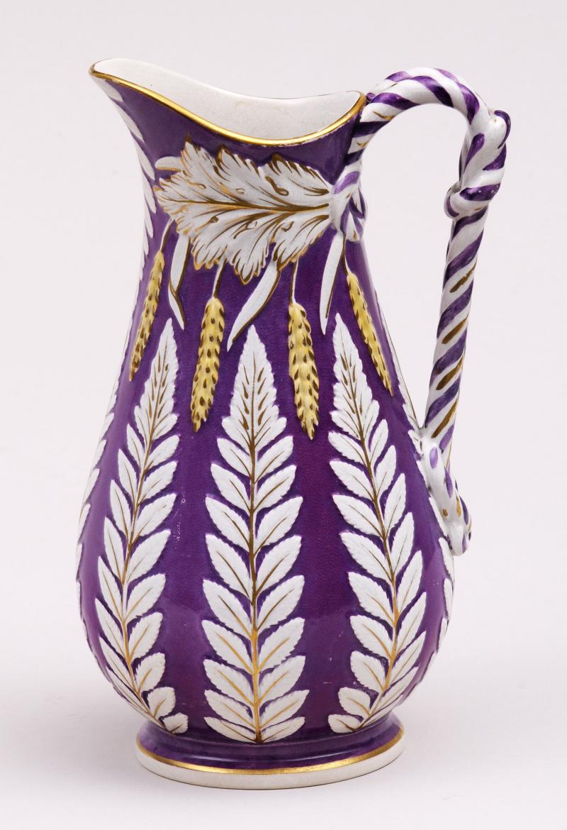 William Brownfield & Sons - Brownfield Pottery Fuschia Jug, 1859