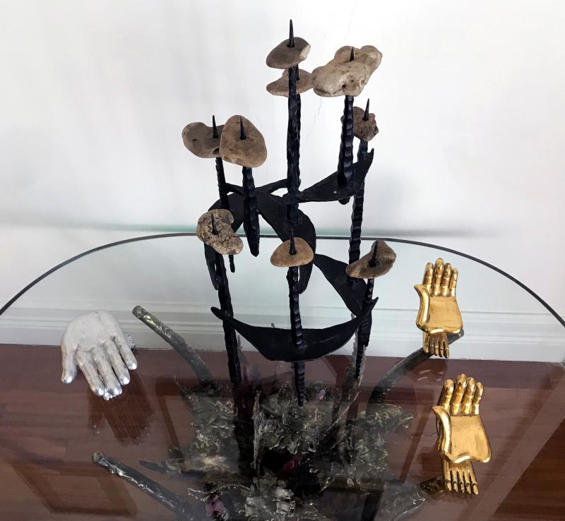 David Palombo - Sculptural Candelabra Menorah