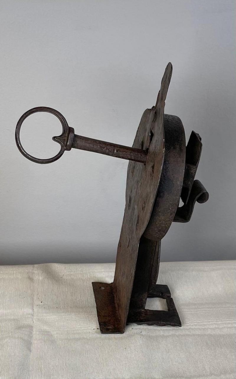 17th Century Iron Lock & Key