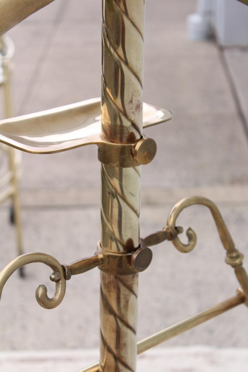 1960's Brass Valet Stand