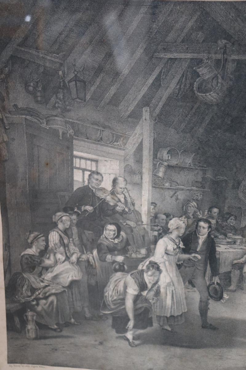 19th Century Antique Lithography Print by Lith. de Villain