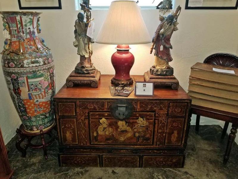 19th Century Chinese or Tibetan Monks Travel Chest