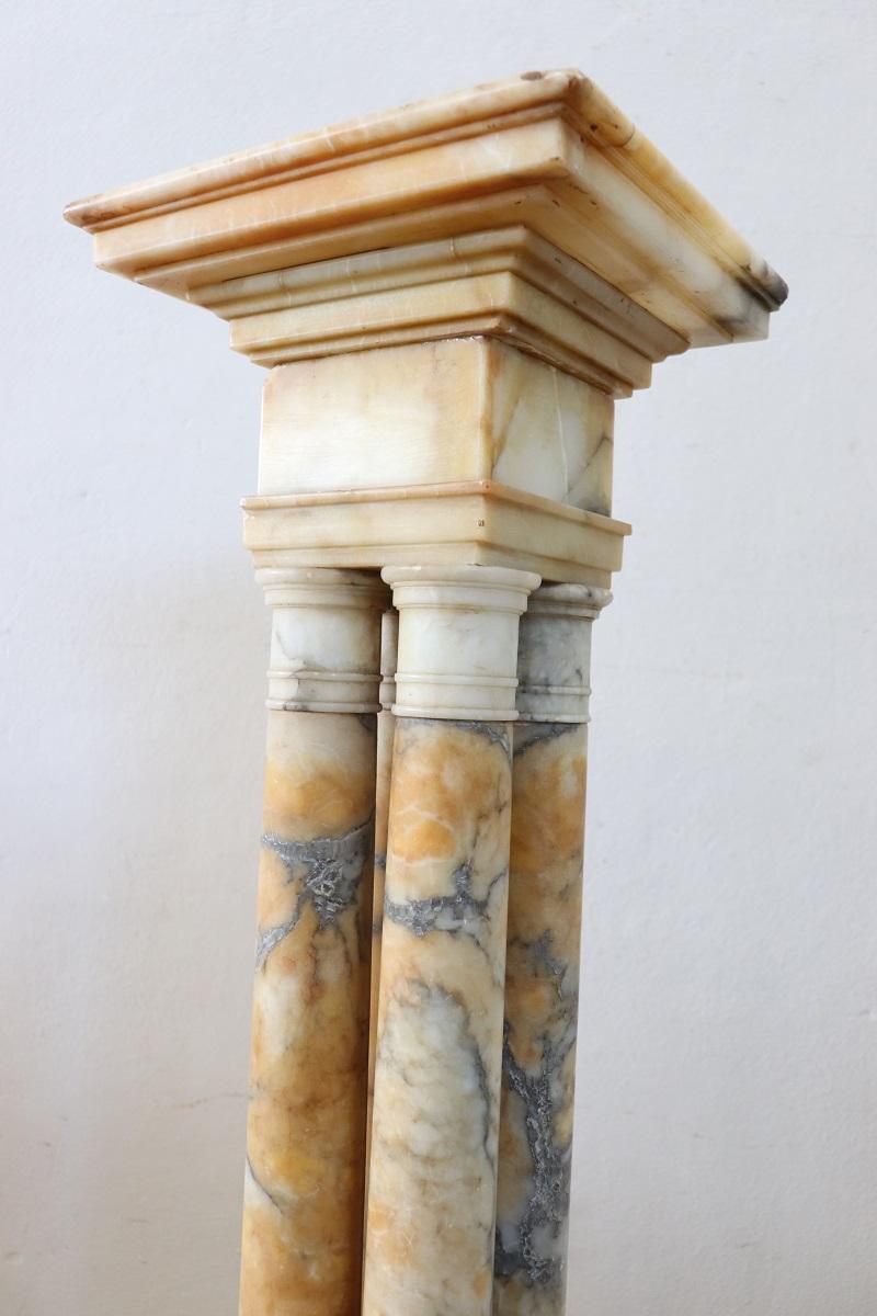 19th Century Italian Antique Column in Marble