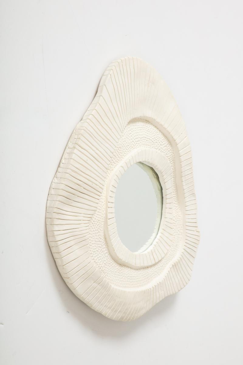 A Carved Plaster Mirror