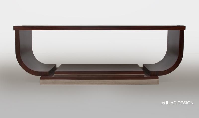 ILIAD DESIGN - Modernist Parchment Top Coffee Table