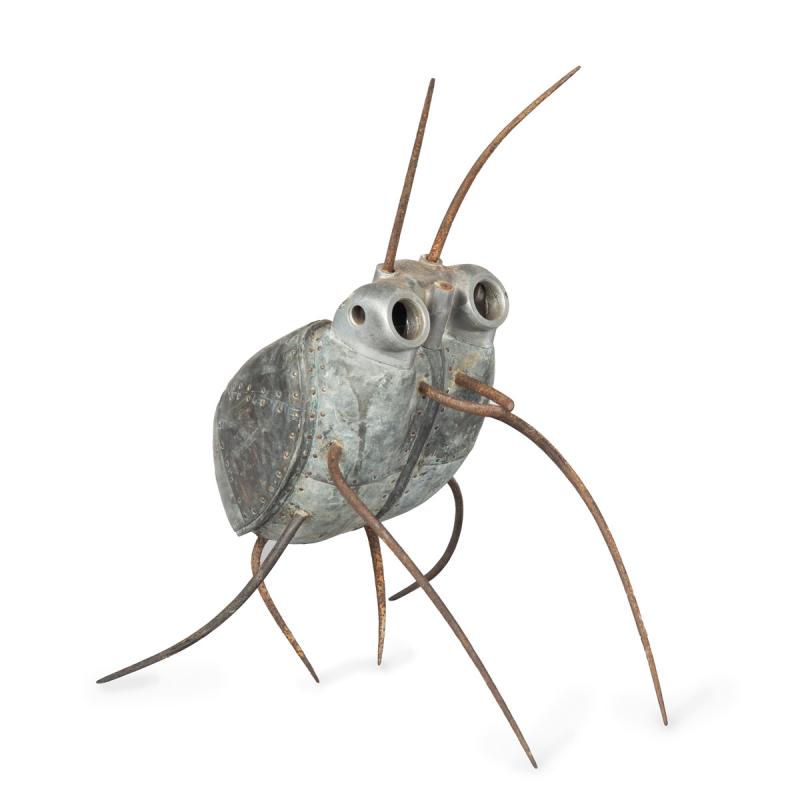 A reclaimed metal Bug by Martin Scorey