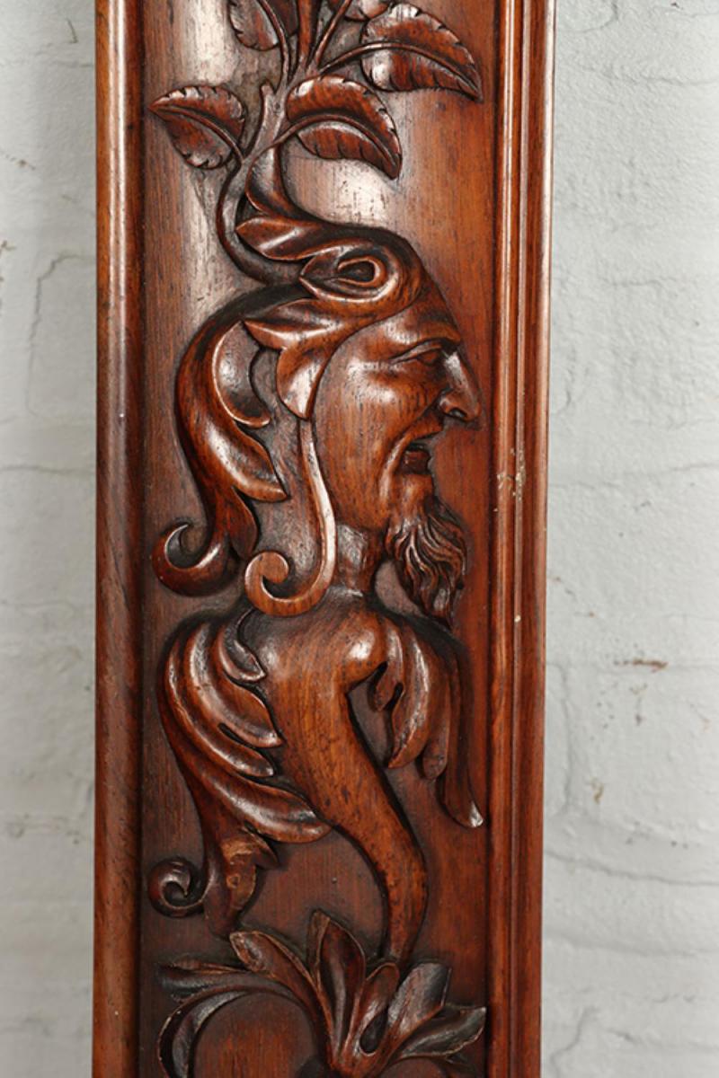 A stunning relief carved mahogany frame, C 1890.