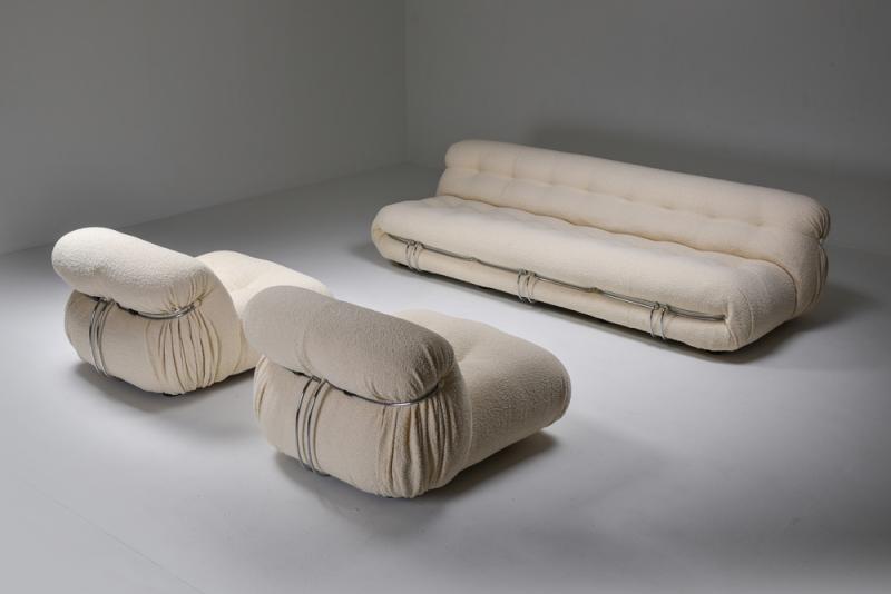 Afra & Tobia Scarpa - Cassina Soriana Sofa by Afra and Tobia Scarpa in ...