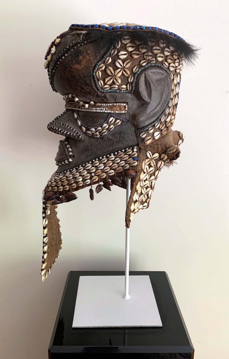 African Kuba Helmet Mask