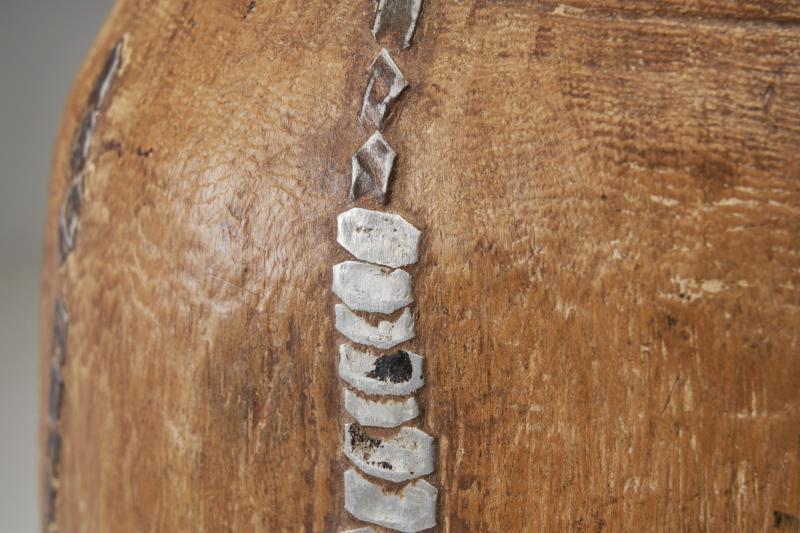 African Tutsi Wood Milk Container, Rwanda early 20th century