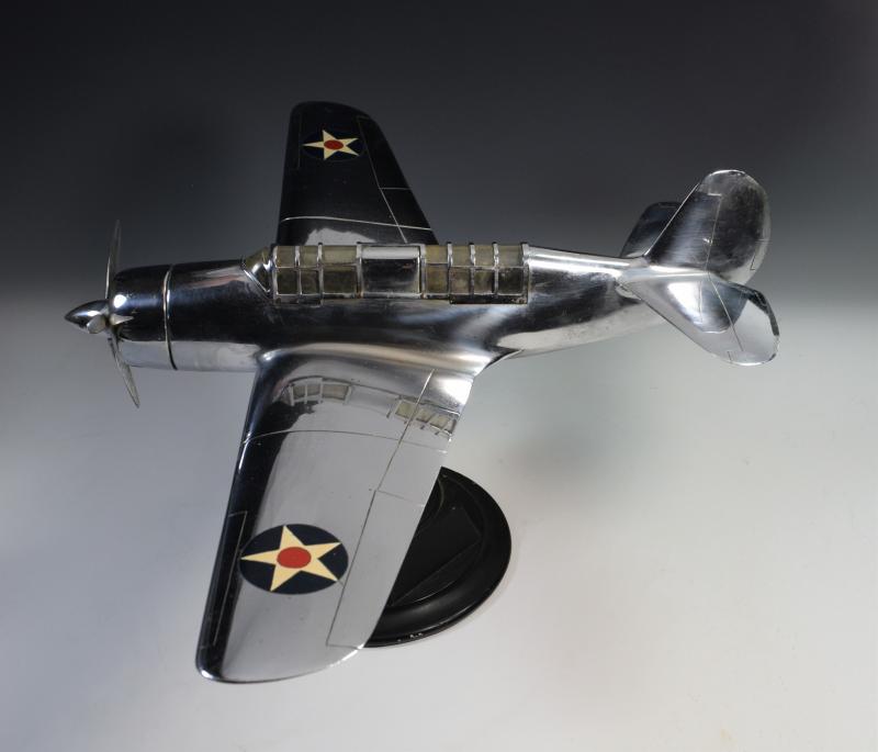 Airplane Helldiver Factory Model Curtiss Wright Desk Display 1940