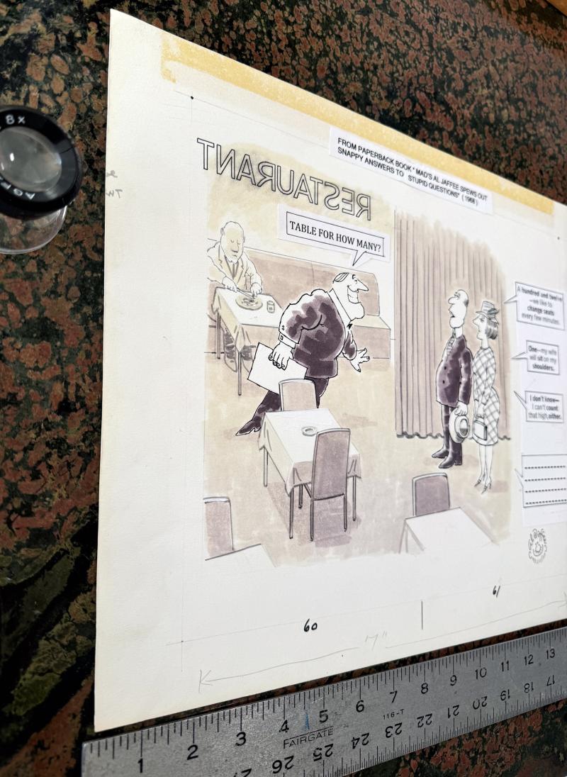 Al Jaffee - Snappy Answers to Stupid Questions - Mad Magazine -Table ...