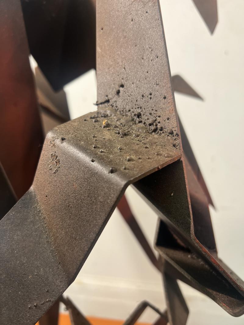 Alexander Calder - MID CENTURY BRUTALIST RED ORANGE ABSTRACT METAL ...