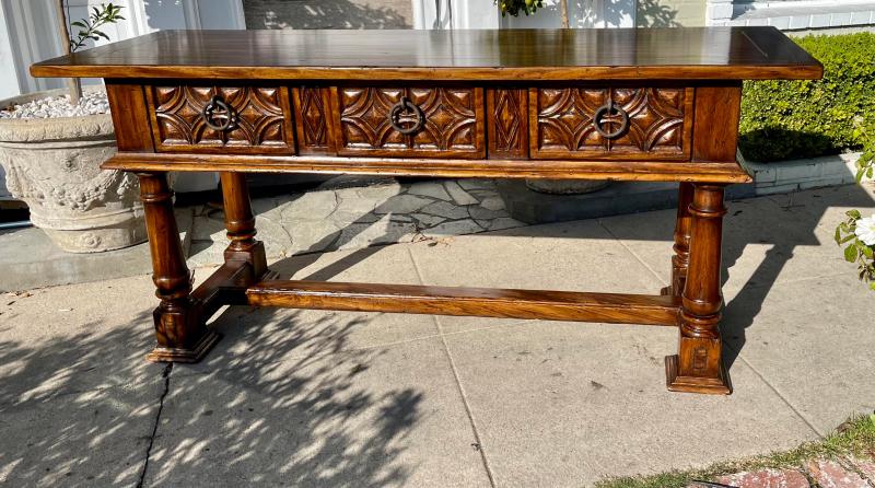 Alfonso Marina - Alfonso Marina Spanish Colonial Entryway Console Table