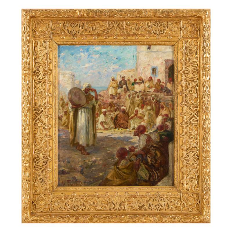 Alphonse Léon Germain-Thill - Antique Orientalist figurative oil ...