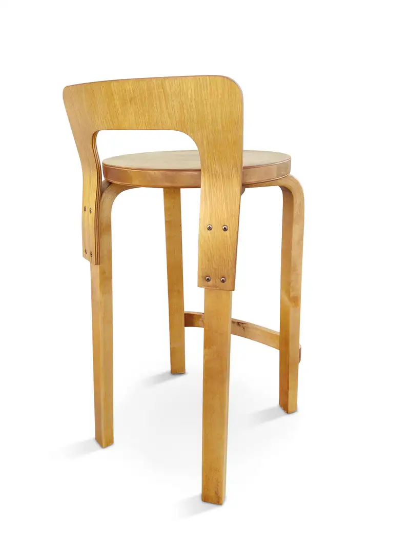 Alvar Aalto - Alvar Aalto Set of "K65" Stools in Laminated Birch by ...