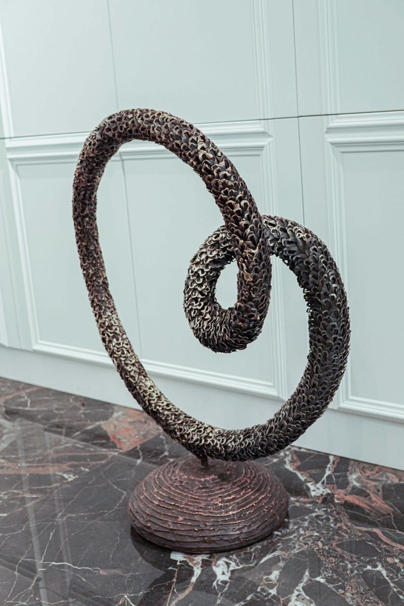 Anadora Lupo - Winding Motion – Sculpture by Anadora Lupo
