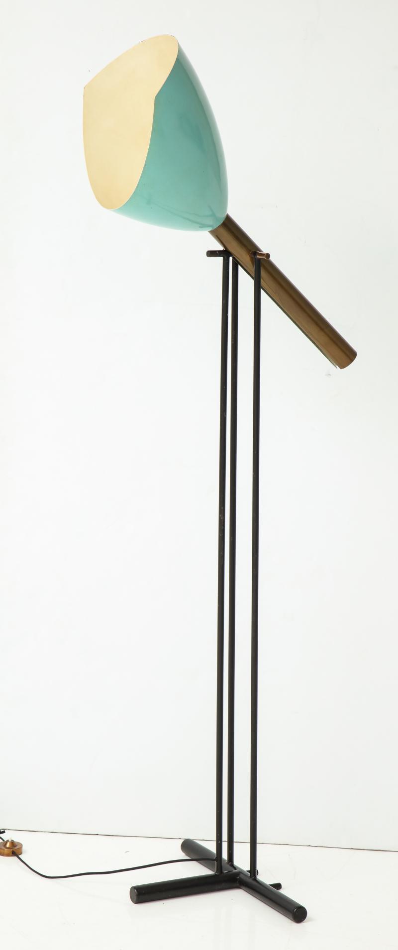 Angelo Lelli (Lelii) - Rare Floor Lamp Model 12627