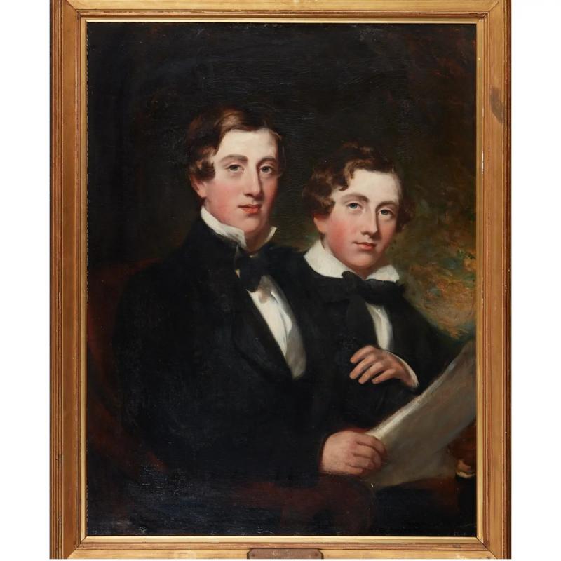 Antique 18th C British Portrait Oil Painting by Sir Thomas Lawrence