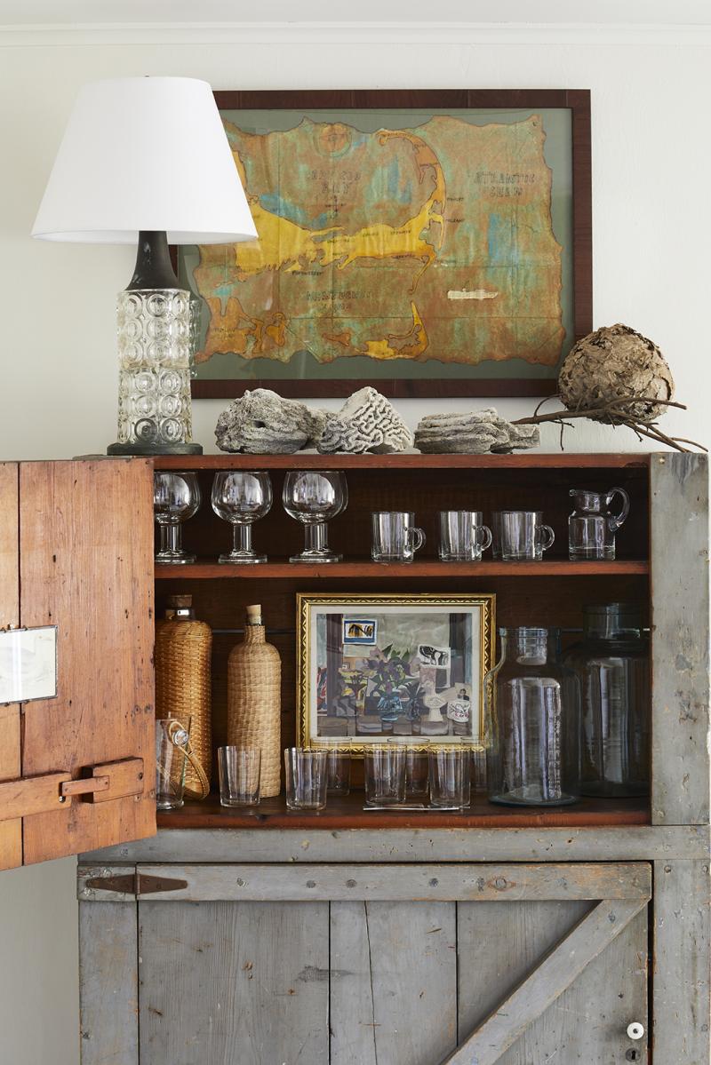 Antique Folk Art Map