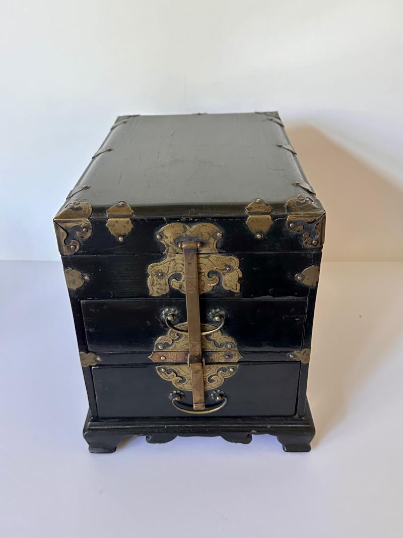 Antique Korean Table Top Chest with Drawers Joseon Dynasty
