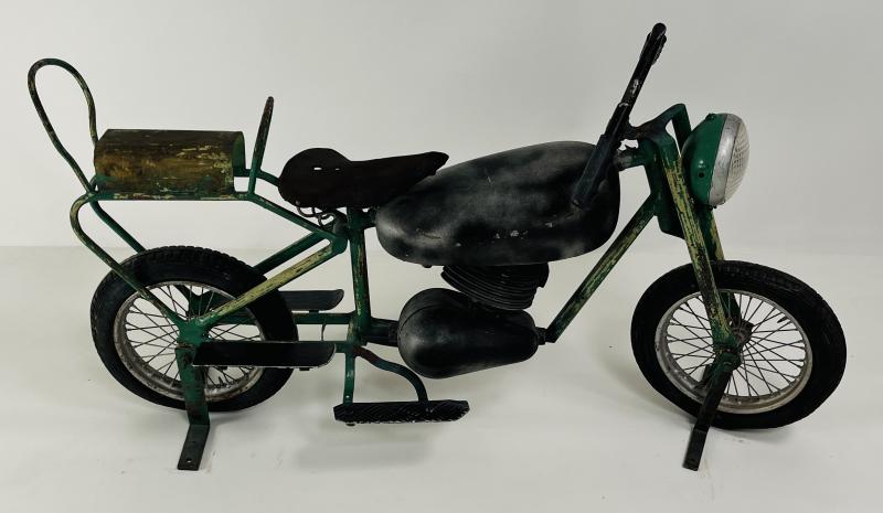 Antique Merry-Go-Round Motorcycle – A Rare Collector’s Gem