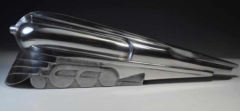 Art Deco 20th Century Streamlined Train Sculpture