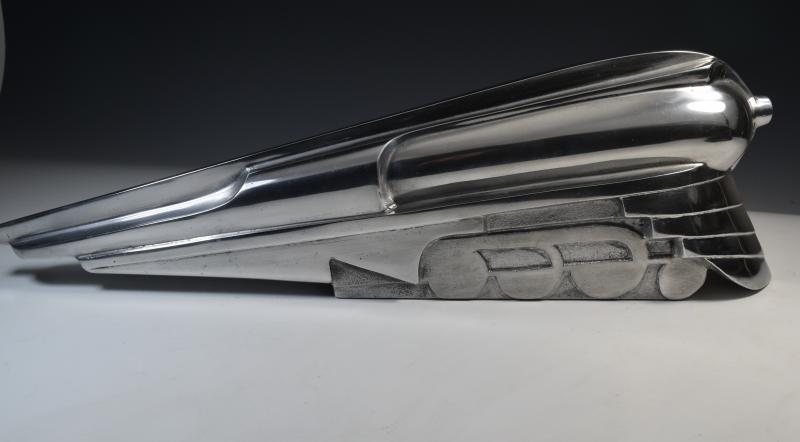 Art Deco 20th Century Streamlined Train Sculpture