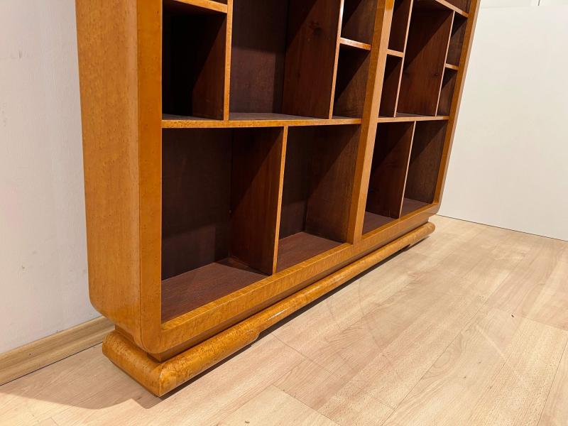 Art Deco Shelf, Birdseye Maple Veneer, French Polished, France circa 1930