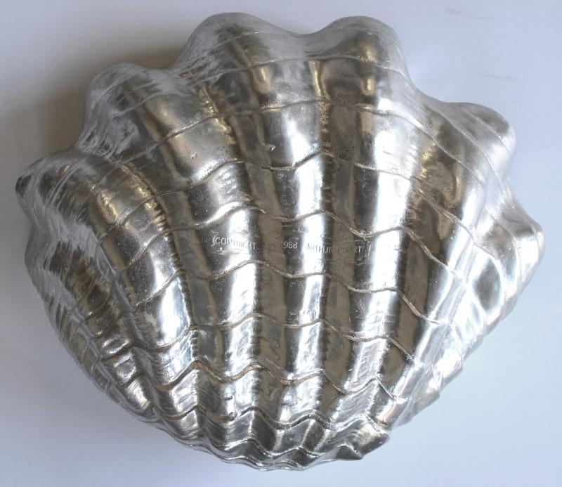 Arthur Court - A Large and Finely Detailed Aluminum Clam Shell by ...